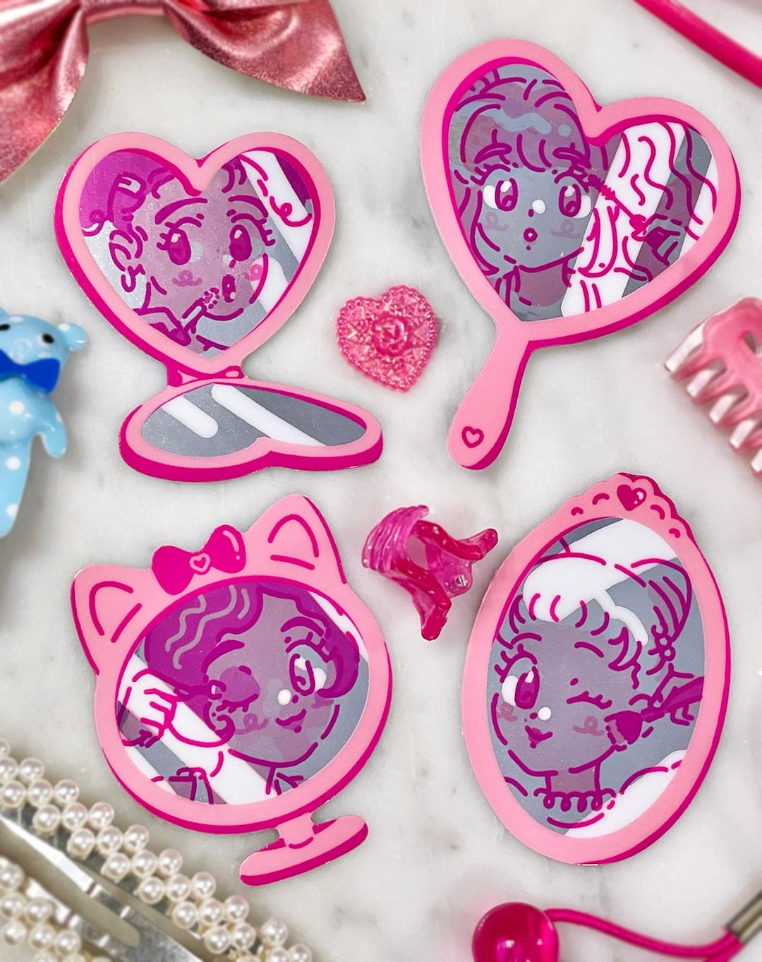 Mirror Reflective Stickers MORE DESIGNS - Etsy