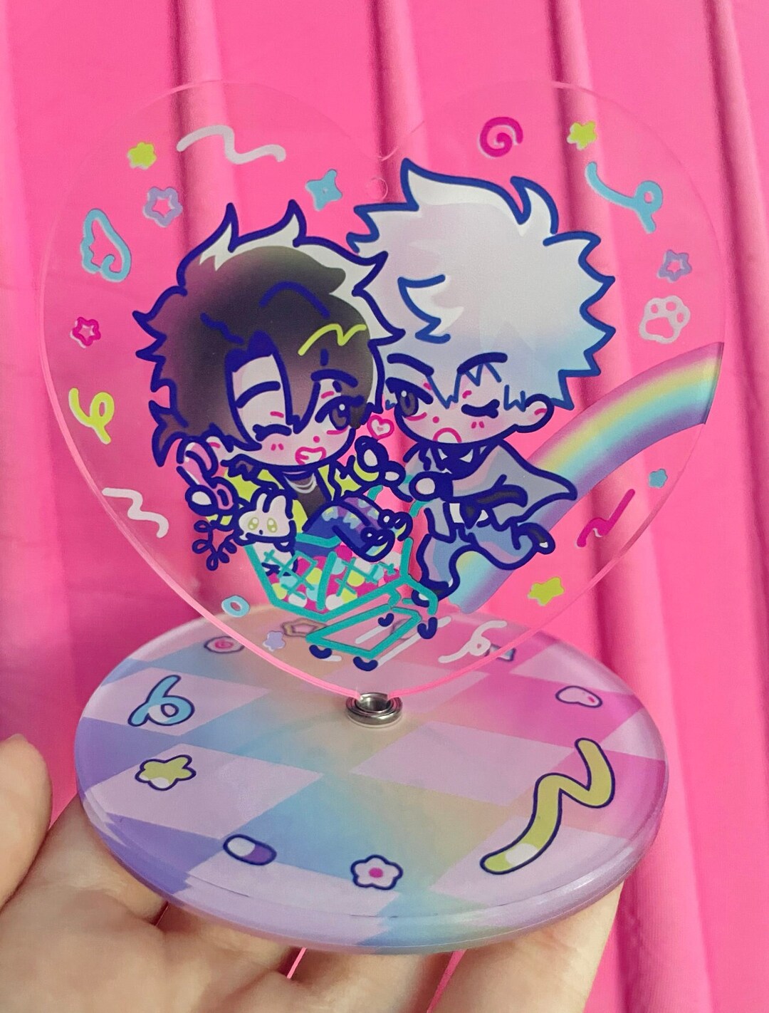 Surprising Spinning Standee/keychain - Etsy