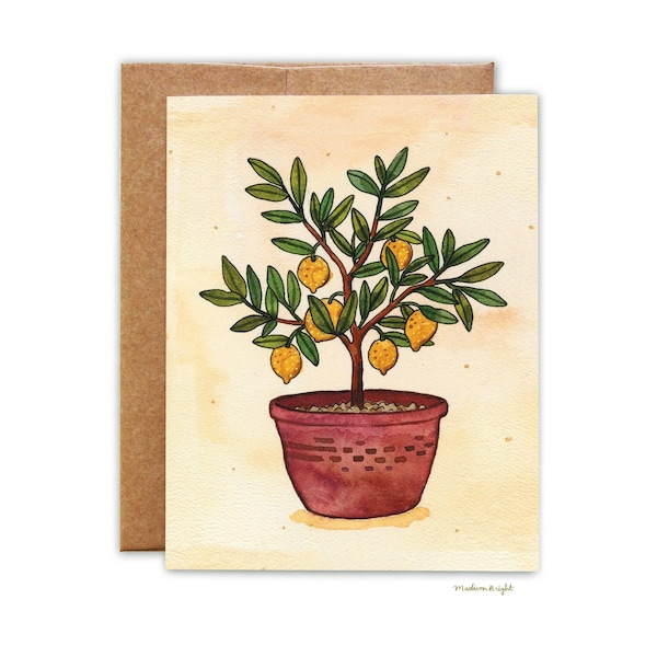 Lemon Tree Cards - Etsy