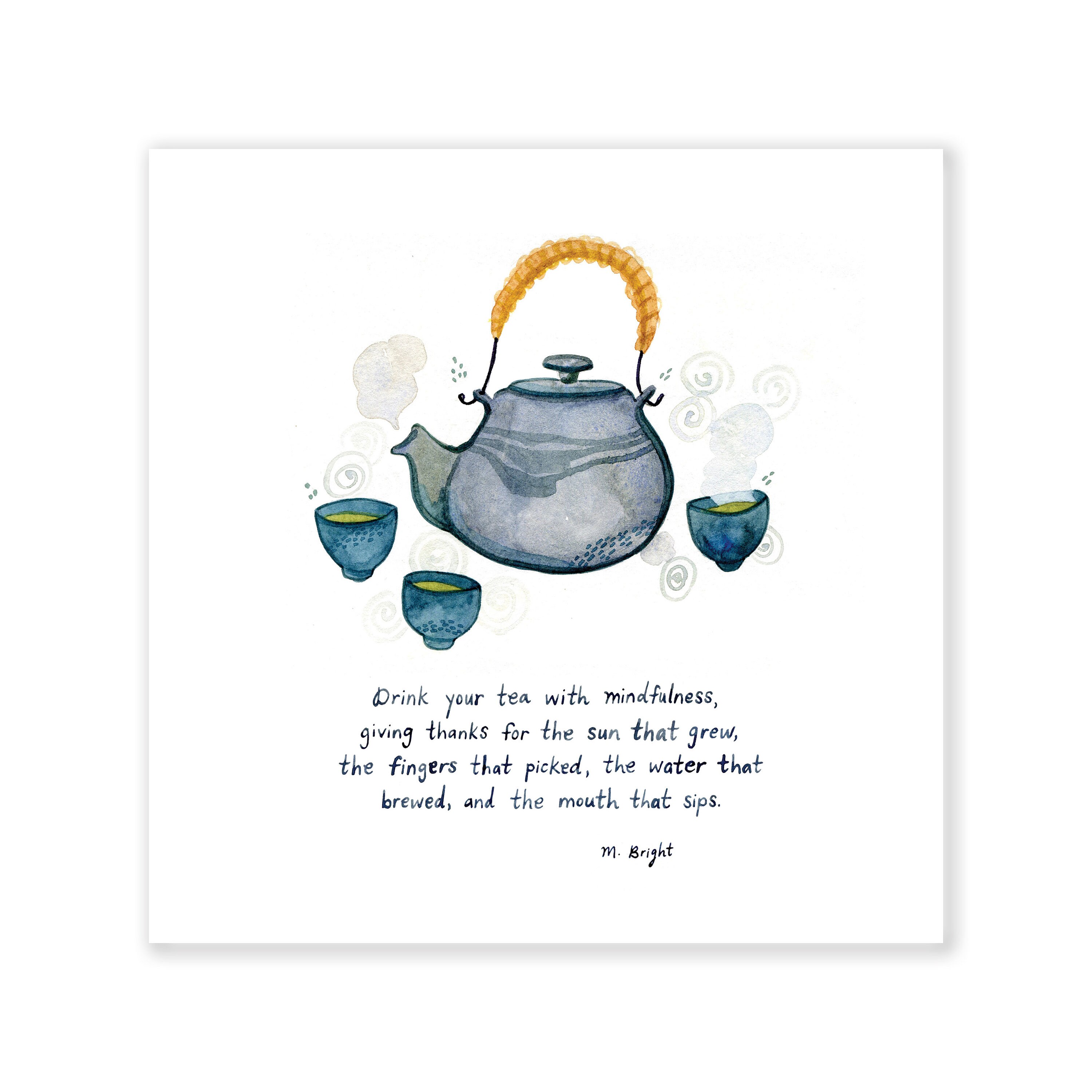 Mindful Tea Poem - Tea Meditation and Gratitude Practice - Archival ...