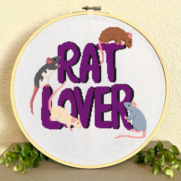 Rat Embroidery - Etsy