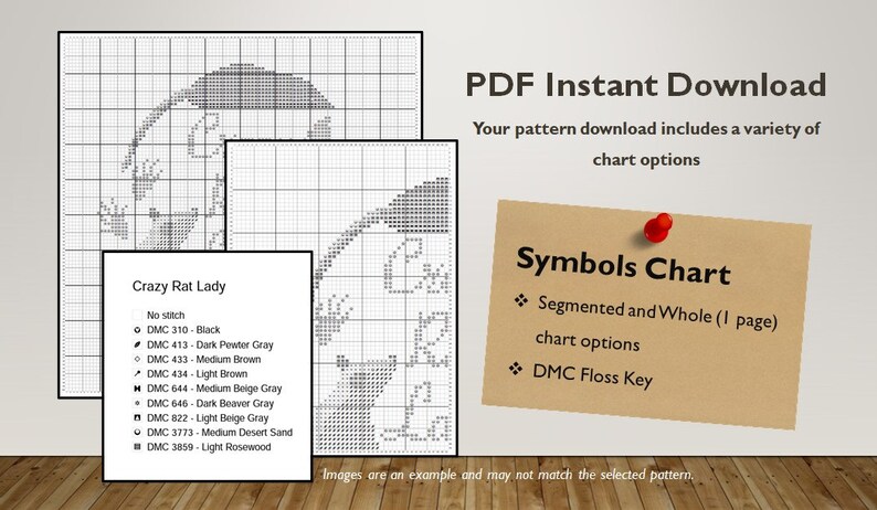 Onlookers Cute Rat Cross Stitch Pattern. PDF Instant - Etsy