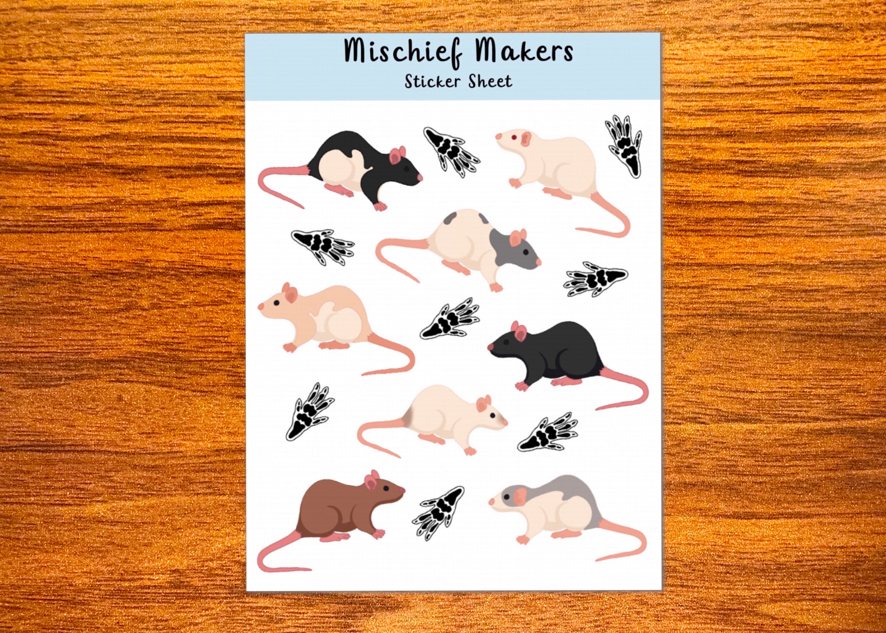 Footprints From A Rat