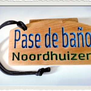 PERSONALIZED SPANISH PASS | Great Teacher Gift | Over 16 Text Color ...