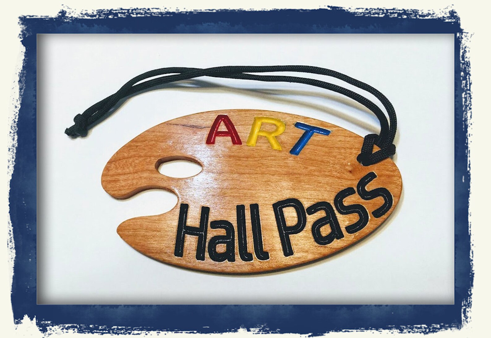 PERSONALIZED ART PASS for Teachers 2 Text Color Choices | Etsy