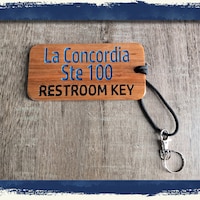 Large Restroom Keychain, Oversized Bathroom Pass, Giant Toilet Key Ring ...