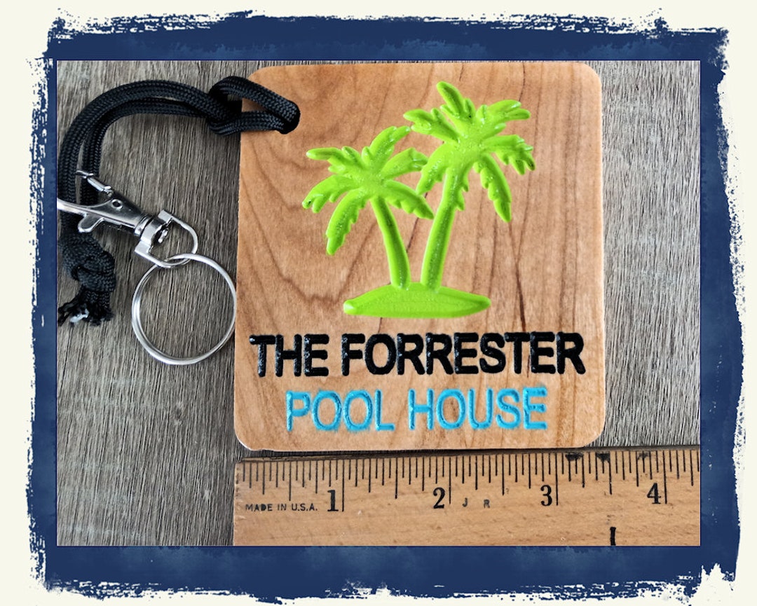 POOL HOUSE KEYS Holder |park, Church, Personal or Business Pool Room ...