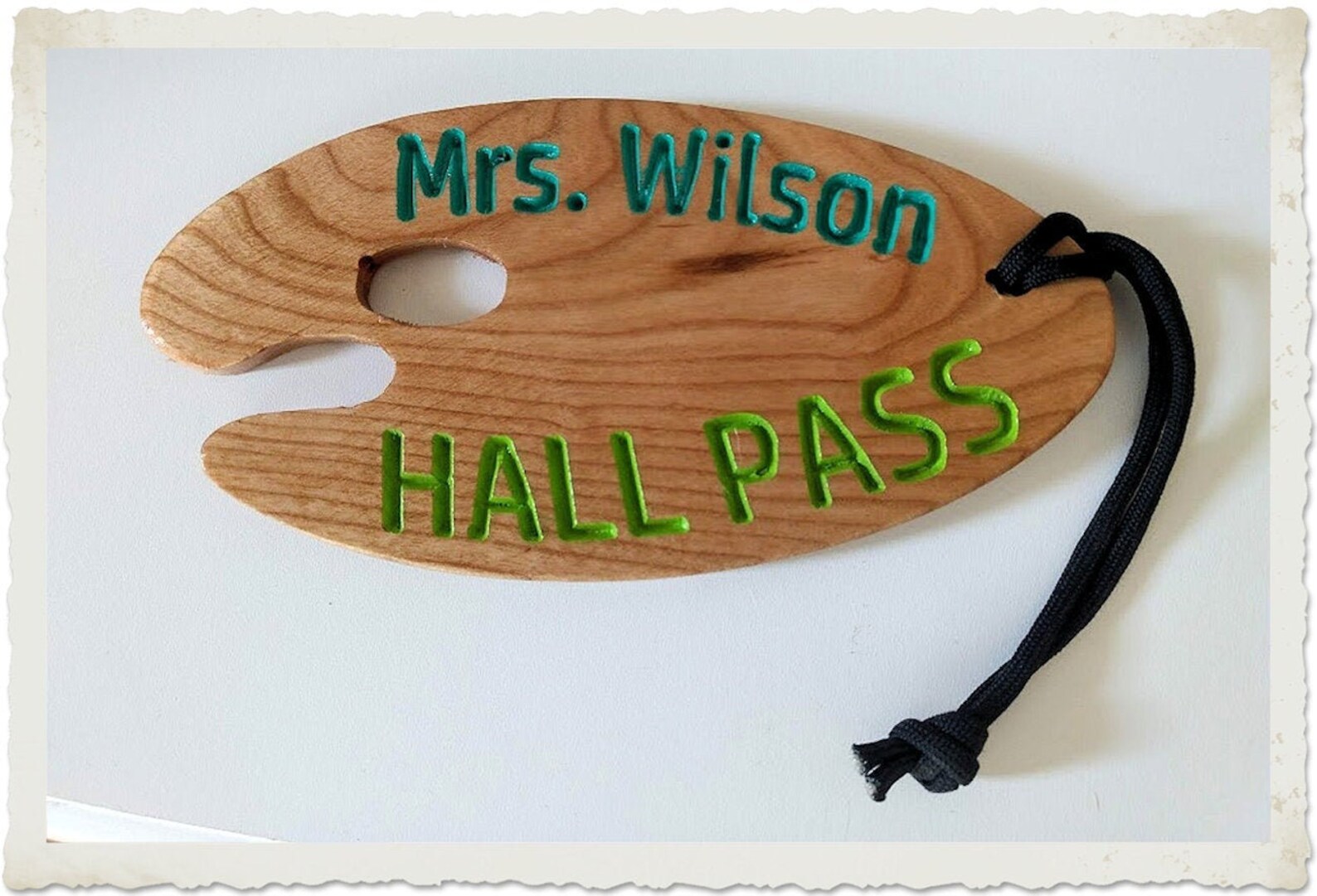 PERSONALIZED ART PASS for Teachers 2 Text Color Choices | Etsy