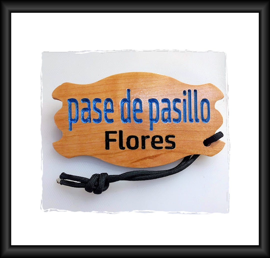 SPANISH BATHROOM PASS | Hand Painted Text | Maestra Maestro Hall Pass ...