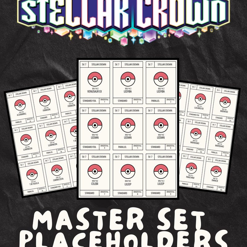 Pokedex Placeholders - Etsy