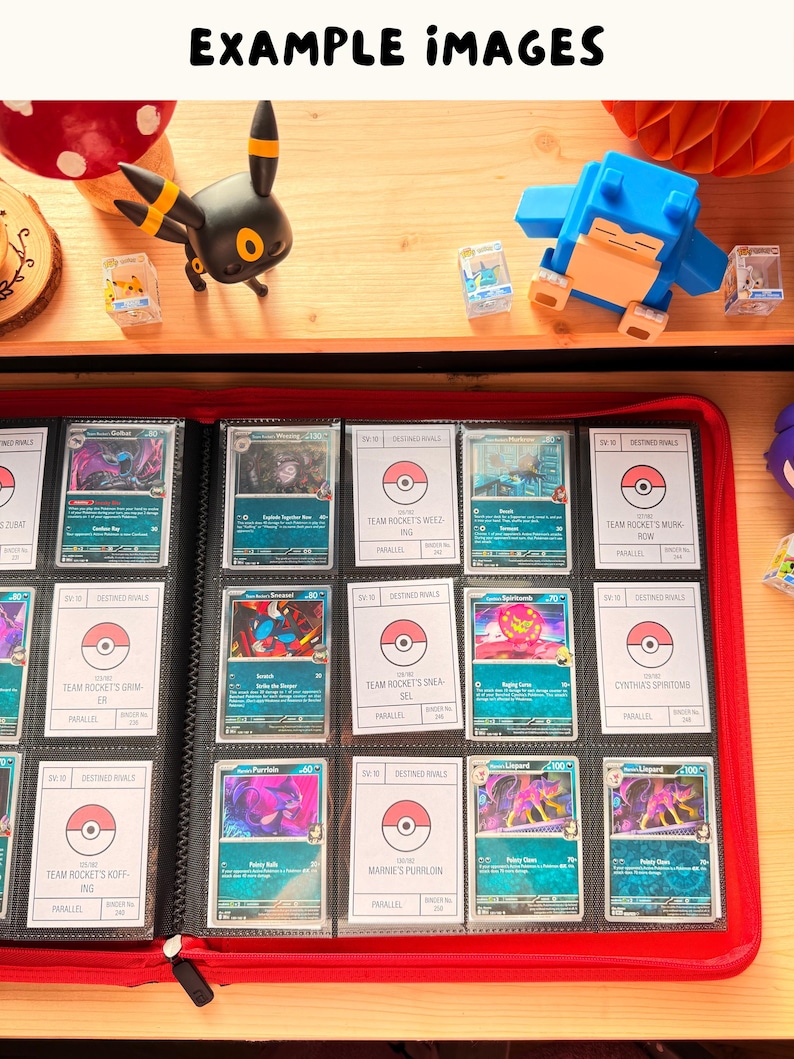 Phantasmal Flames Pokémon Binder Placeholder Cards | Printable Master ...