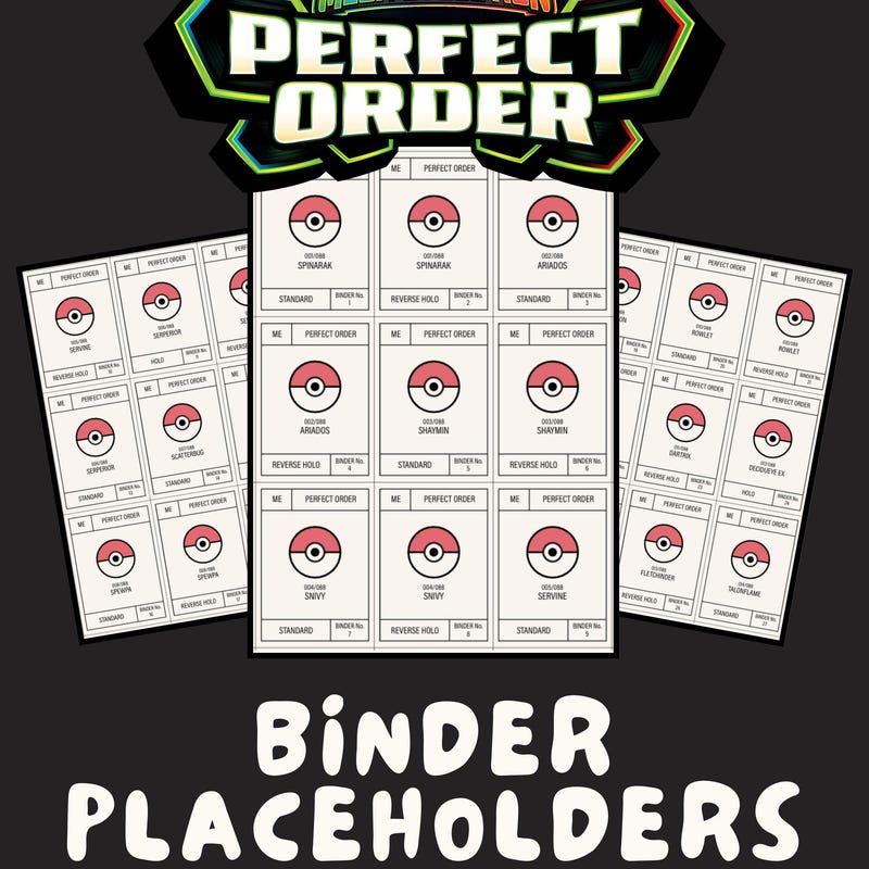 Pokemons Binder - Etsy