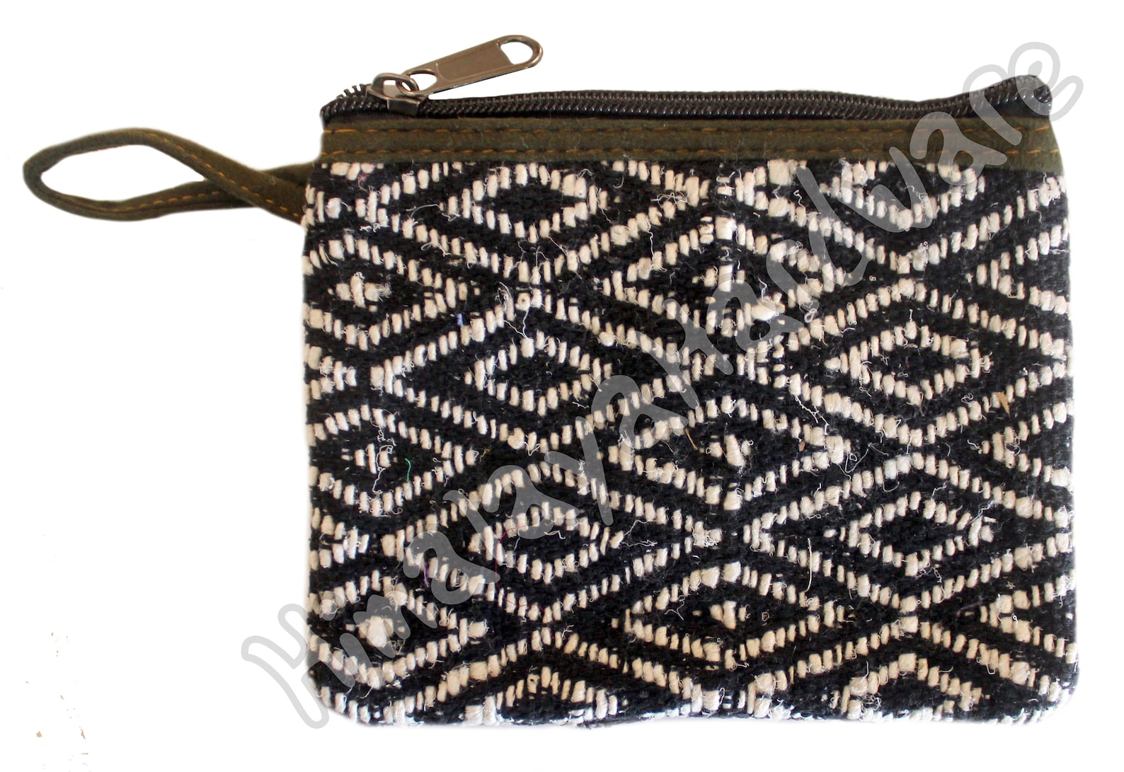 Hemp/silk/cotton Pouch: Bag Case Zipper Rasta Coin Purse Backpack ...