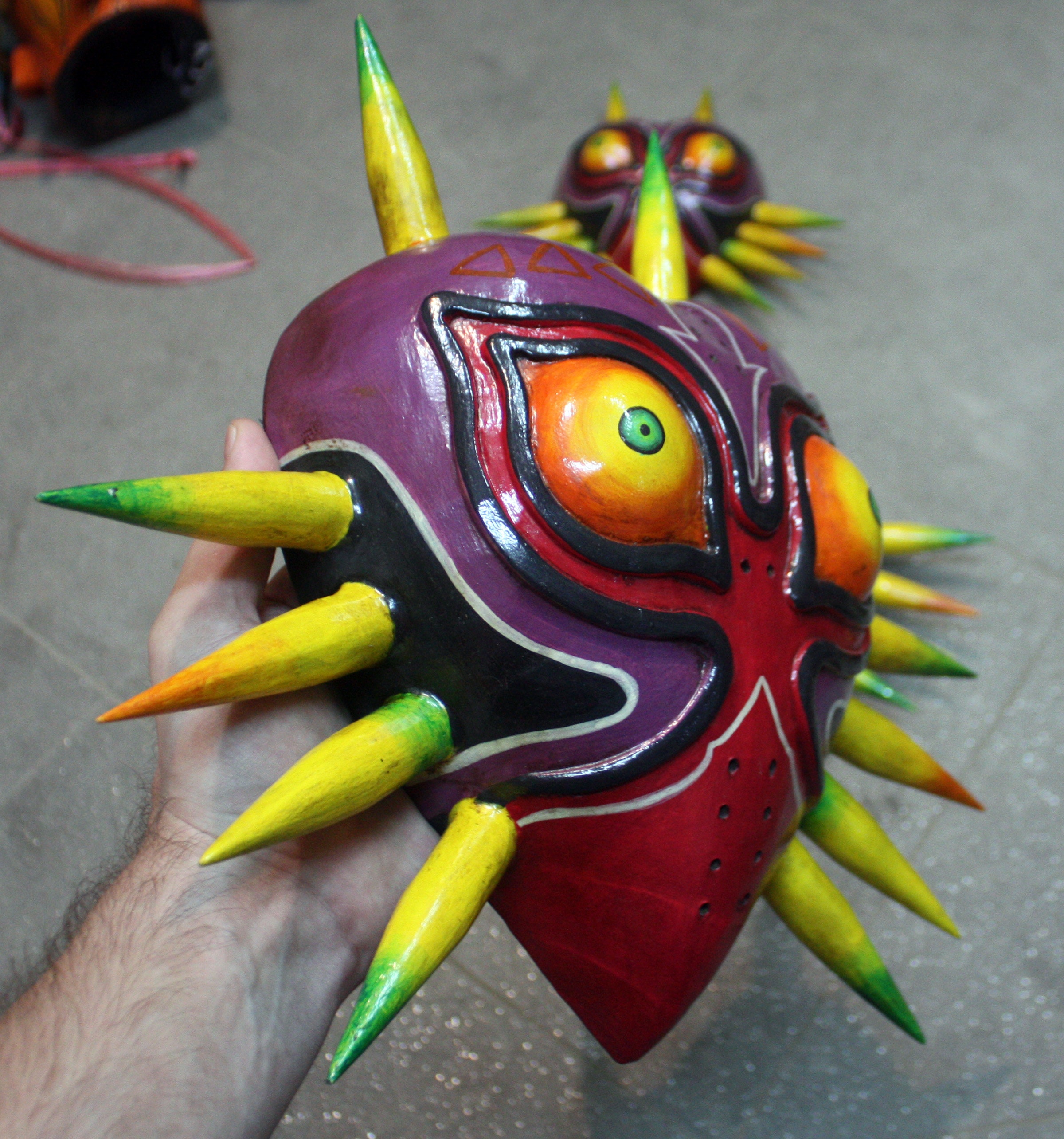 Wood Majora's Mask: Legend of Zelda Video Game Wall | Etsy