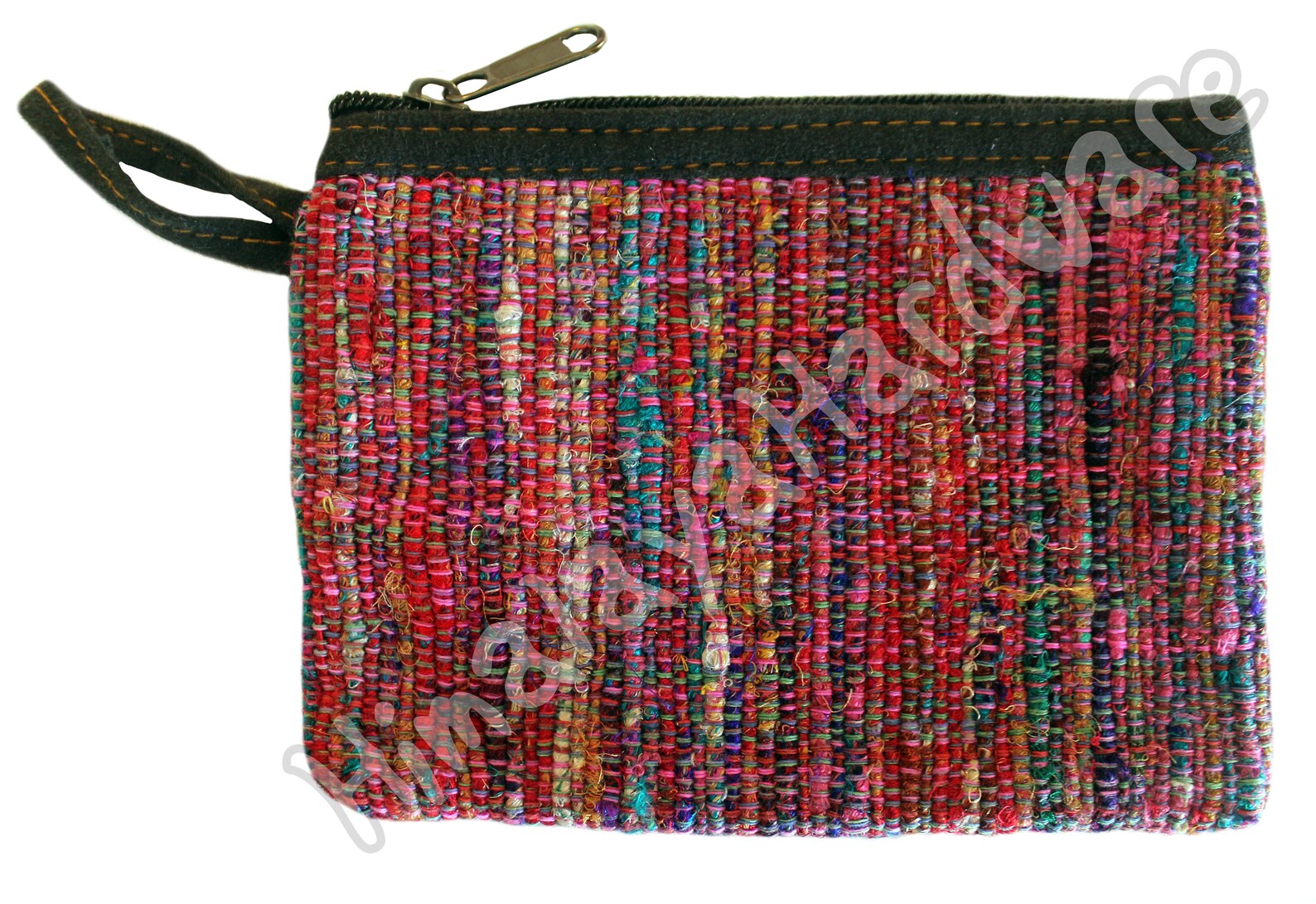 Hemp/silk/cotton Pouch: Bag Case Zipper Rasta Coin Purse Backpack ...