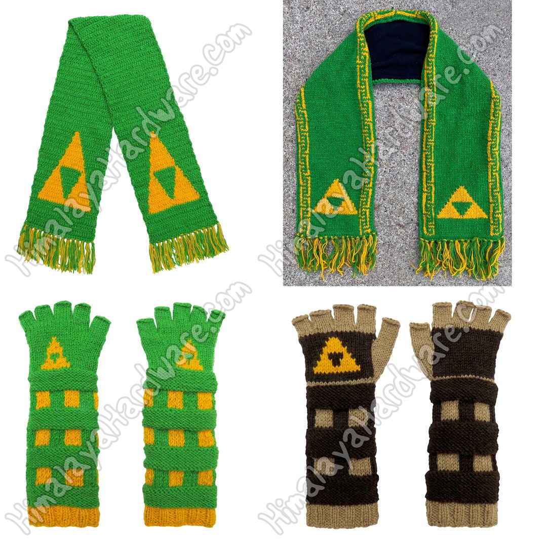 Legend of Zelda Gauntlets & Scarf - Etsy