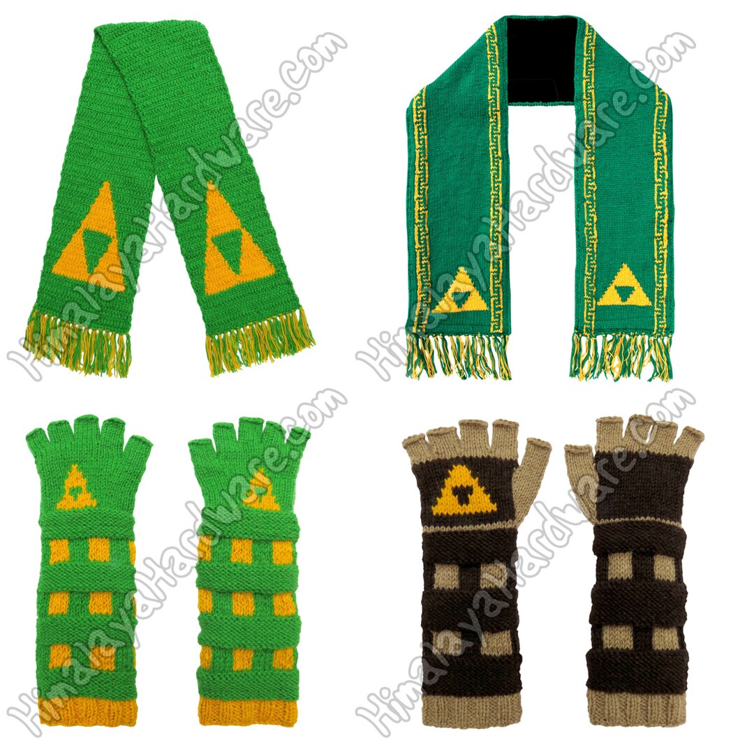 Legend of Zelda Gauntlets & Scarf - Etsy