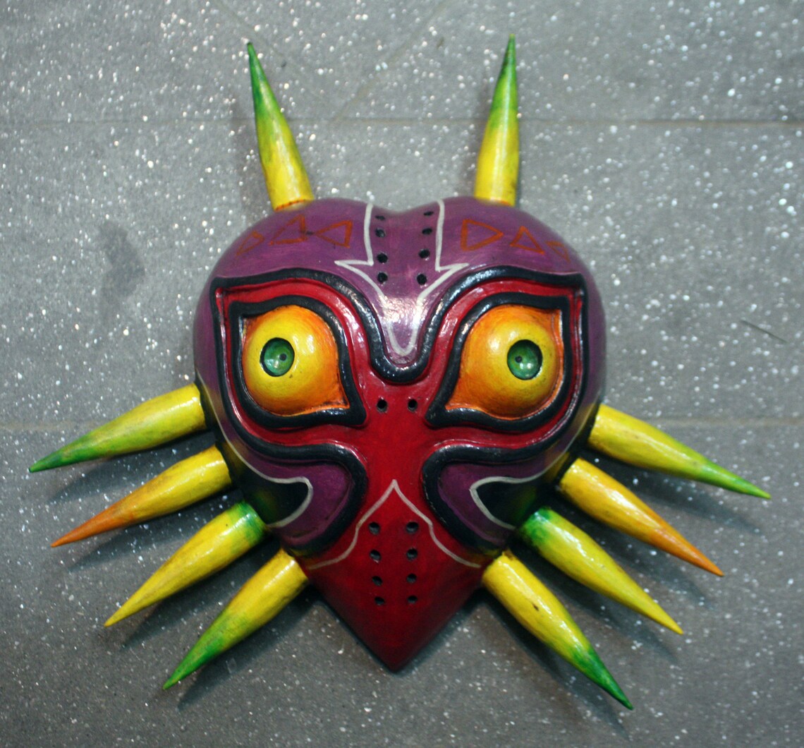 Wood Majora's Mask: Legend of Zelda Video Game Wall | Etsy