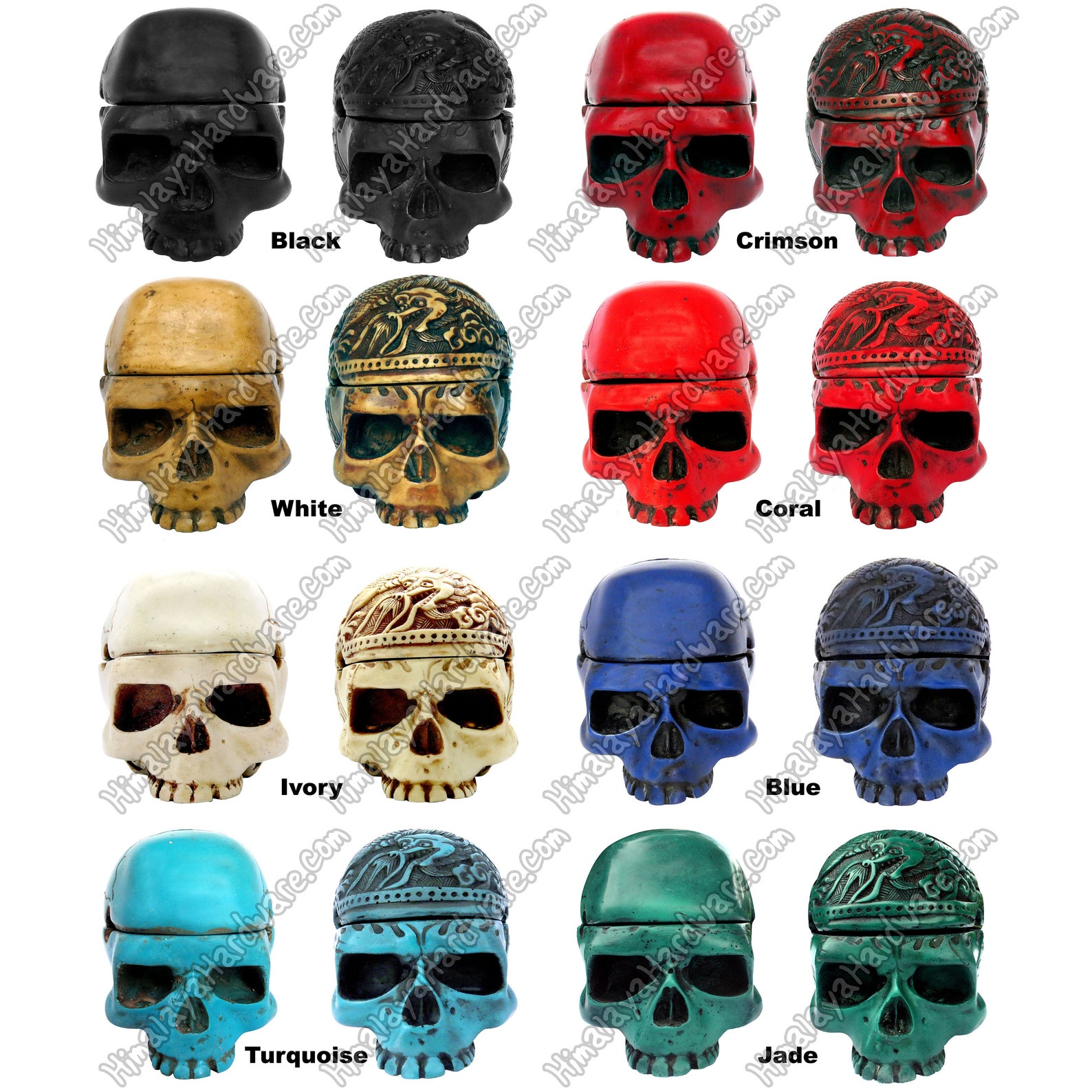 Resin Skull Storage Box, Trinket Container or Ashtray - Etsy