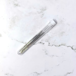 Blunt Tip, Large Eye Set of 9 Metal Tapestry Needles in Case, Darning ...