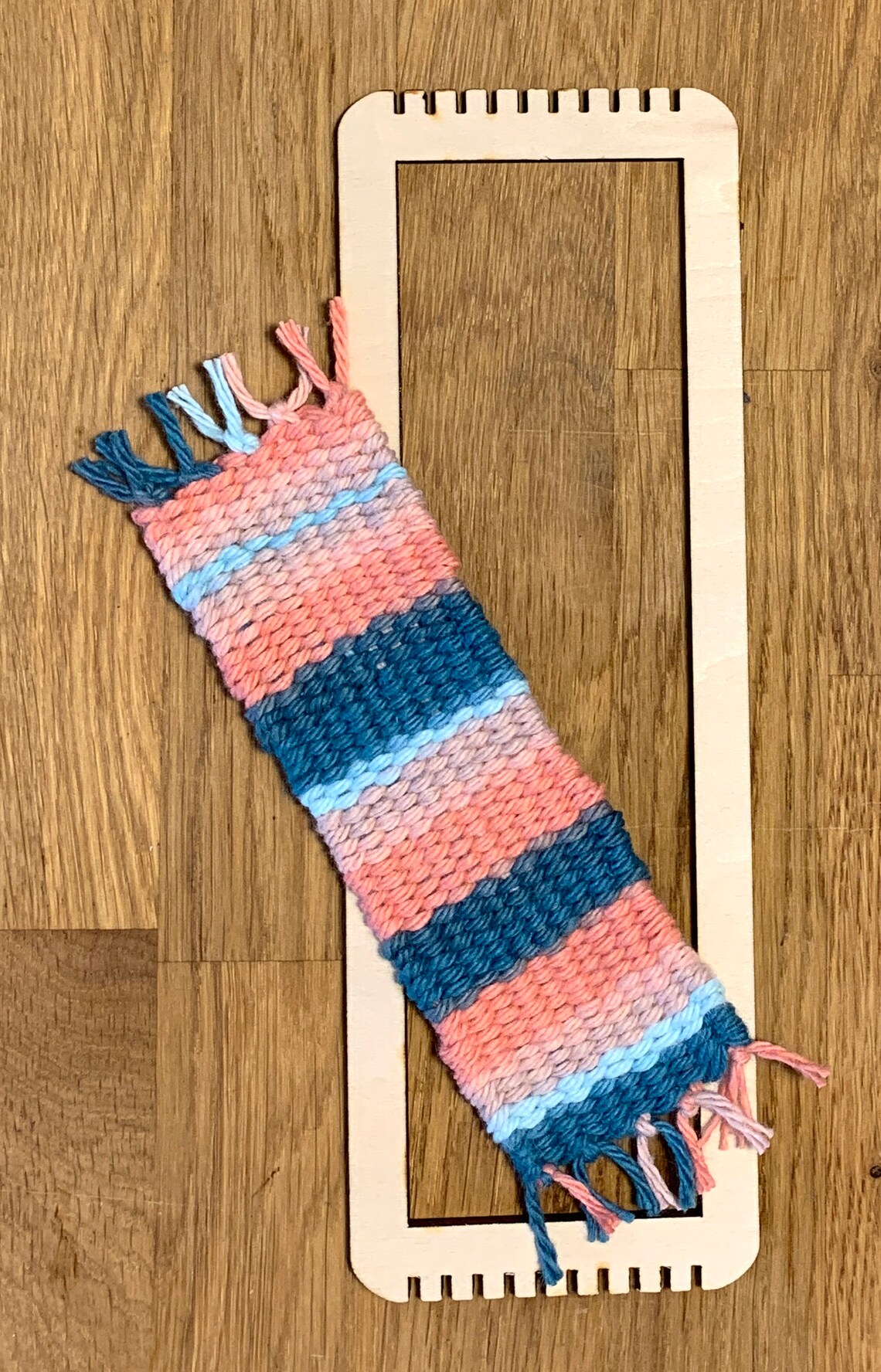 Bookmark Weaving Loom Kit Wood Pink - Etsy