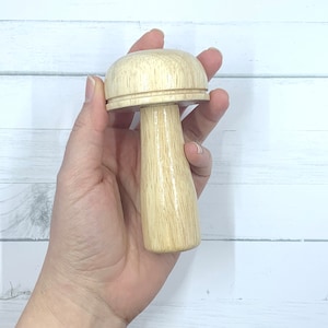 Darning Mushroom Kit- Darning Needles - Wooden Darning Tool - Visible ...