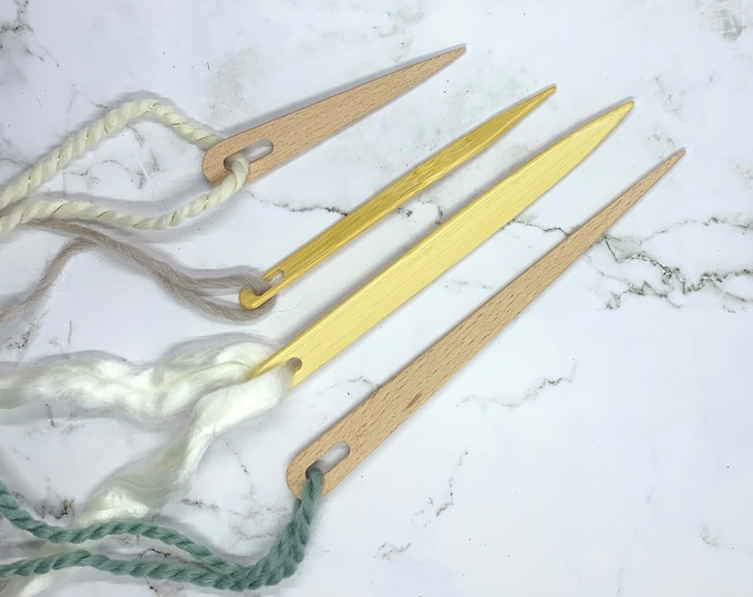 ONE Wooden Weaving Needle - Wildcrafted Magical Tapestry Weaving ...