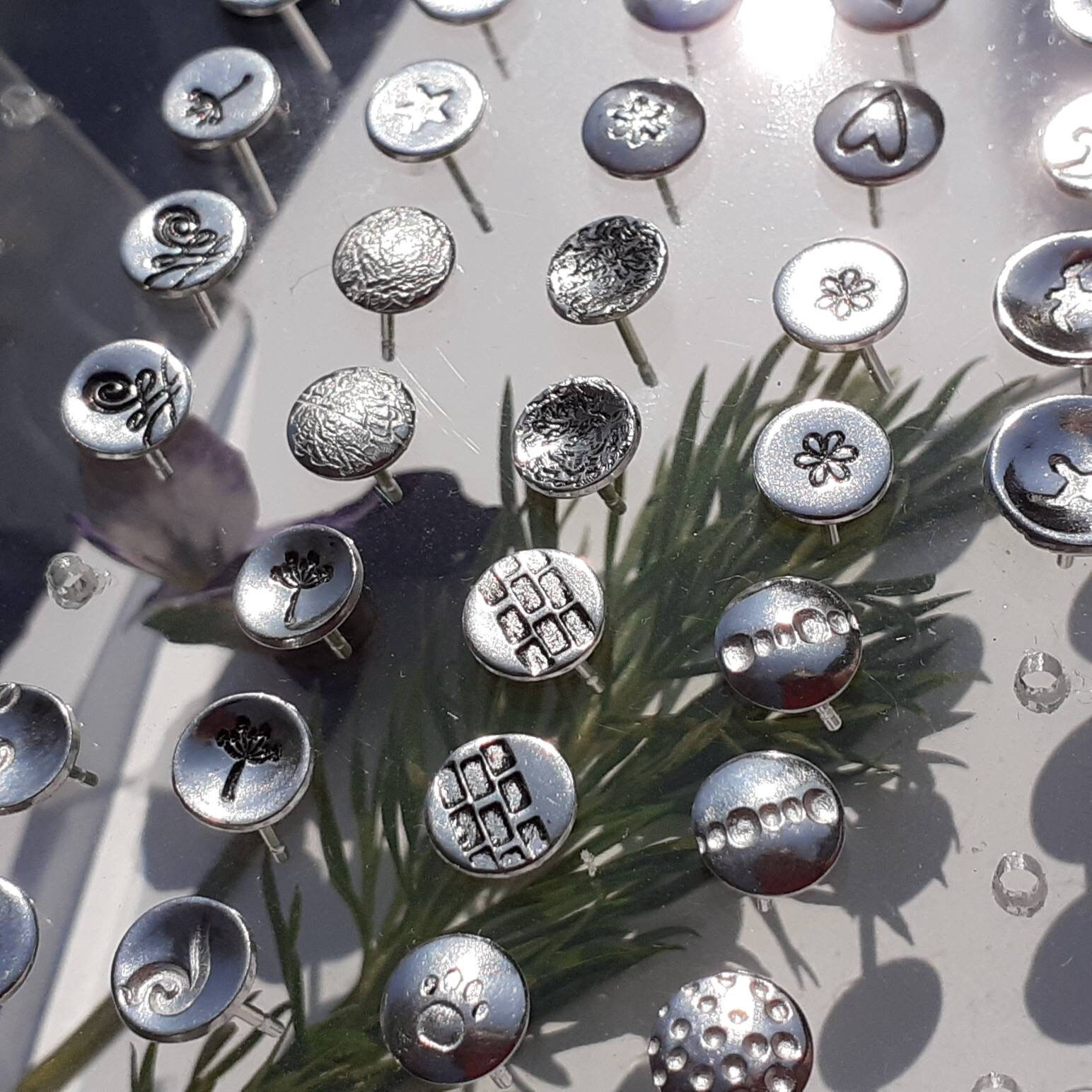 Bricky Bricks Brick Jewellery Silver Stud Earrings Simple - Etsy UK