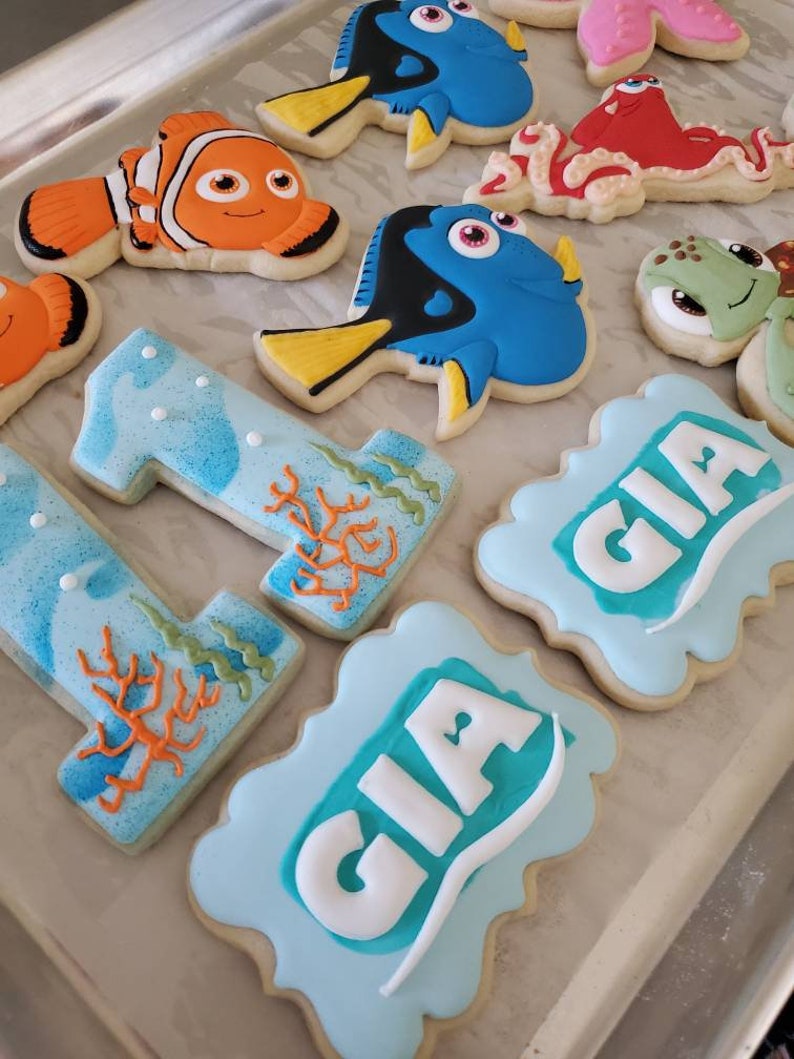 Finding Nemo Cookies Finding Dory Cookies | Etsy