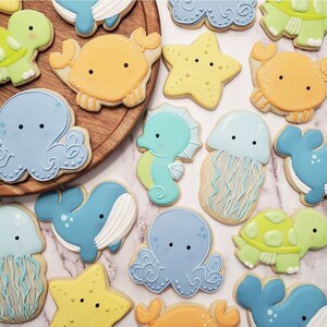 Under the Sea Cookies, Ocean Animals - Etsy