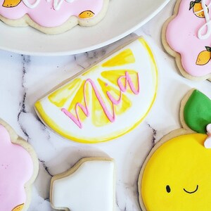 Lemon First Birthday Cookies, Sweet One Cookies - Etsy