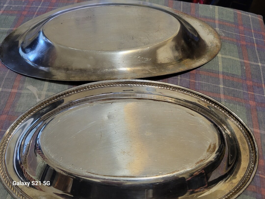 Fiesta Oneida Silver Serving Trays - Etsy