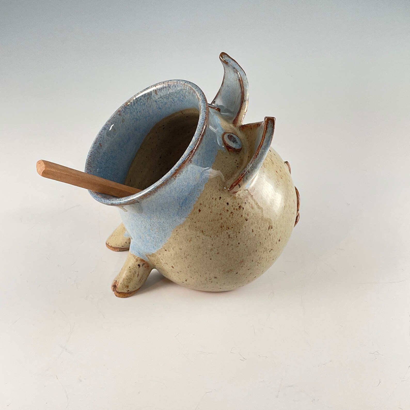 Ceramic Salt Pig Pottery Salt Pig Salt Cellar Salt - Etsy