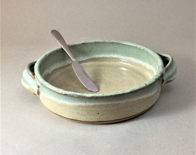 Vintage Handmade Pottery Large Covered Casserole Dish, Pottery Covered ...