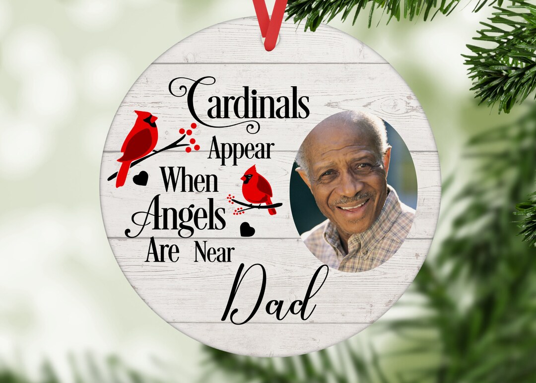 Dad Memorial Ornament, Father Memorial Ornament, Loss of Dad, Memorial ...