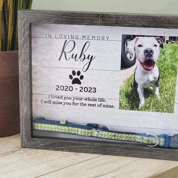 Pet Memorial Frame - Etsy