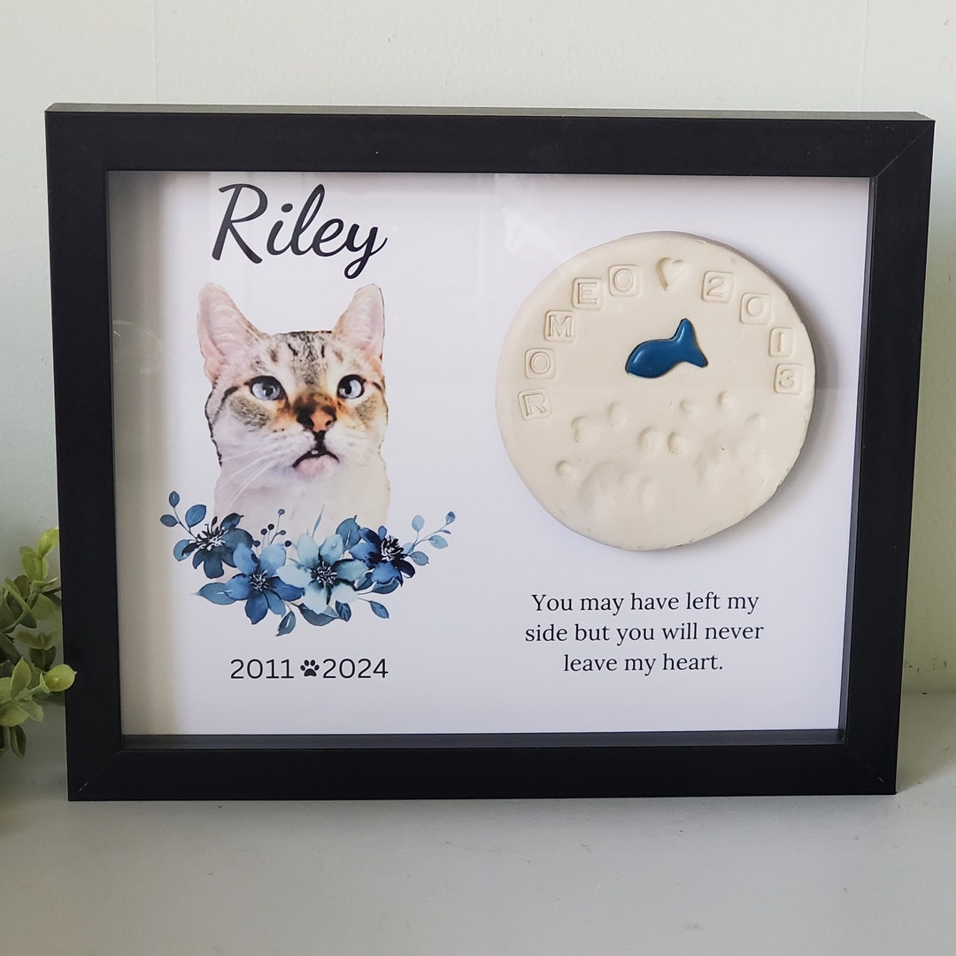 Cat Memorial Frame, Pet Memorial Frame, Dog Memorial Gift, Pet Memorial ...
