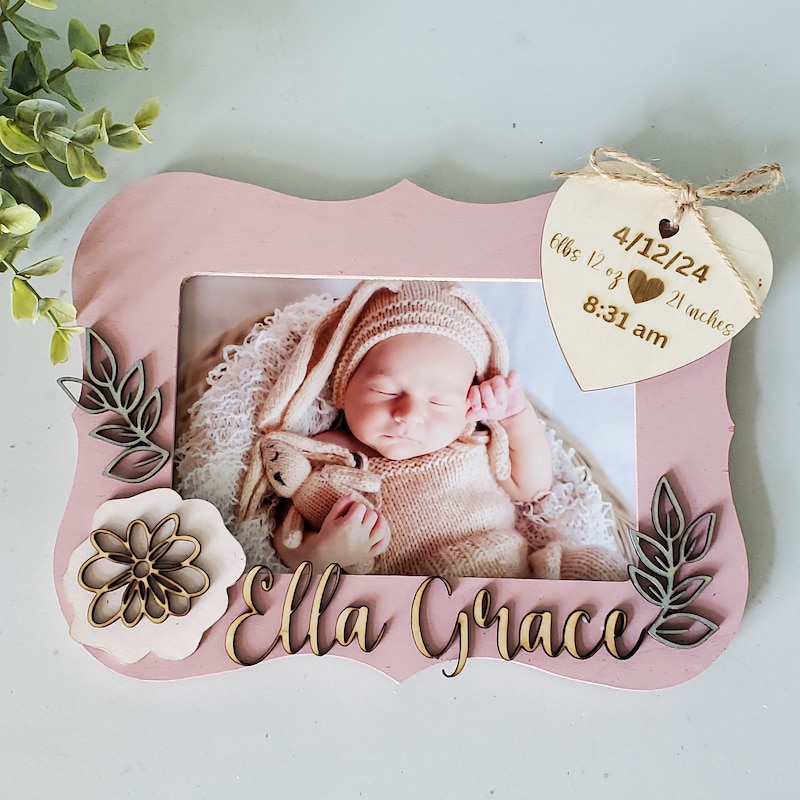 Baby Picture Frame - Etsy