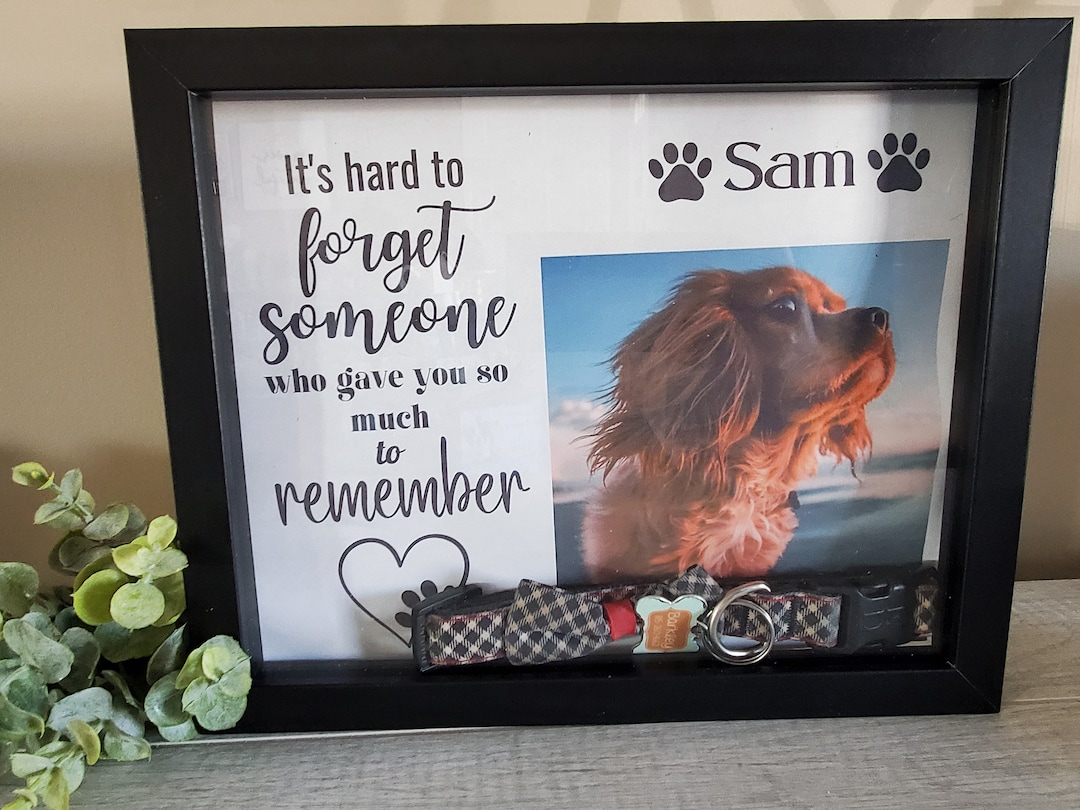 Pet Memorial, Pet Loss Gifts, Personalized Dog Loss Frame, Dog Loss ...