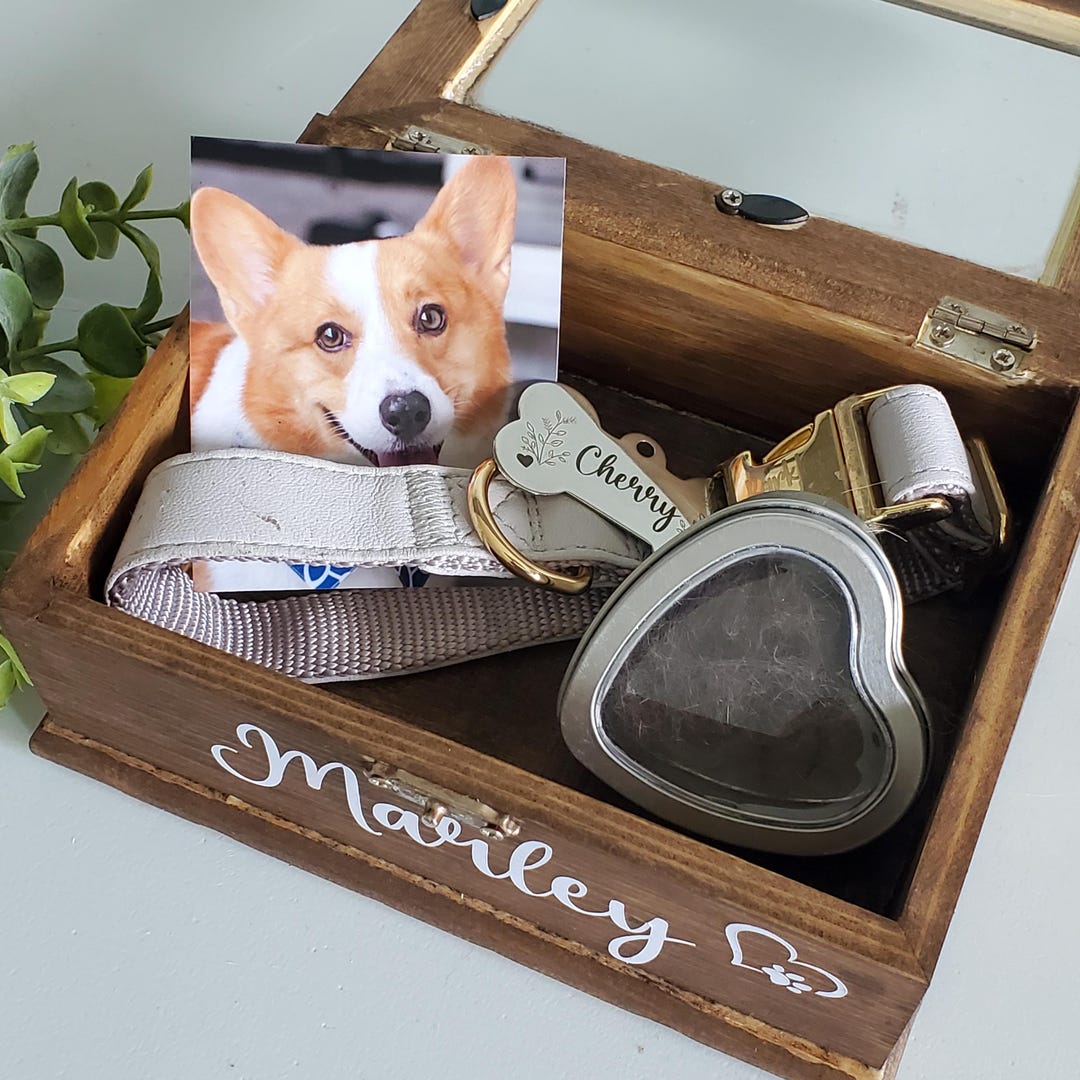 Pet Memorial for Fur, Dog Memorial Shadowbox, Dog Hair Memorial , Cat ...