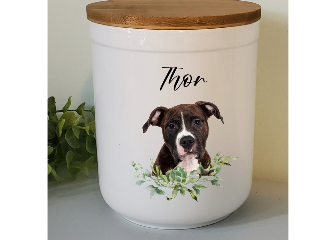 Ceramic Pet Urn Memorial , Personalized Pet Urn for Dogs, Pet Memorial ...
