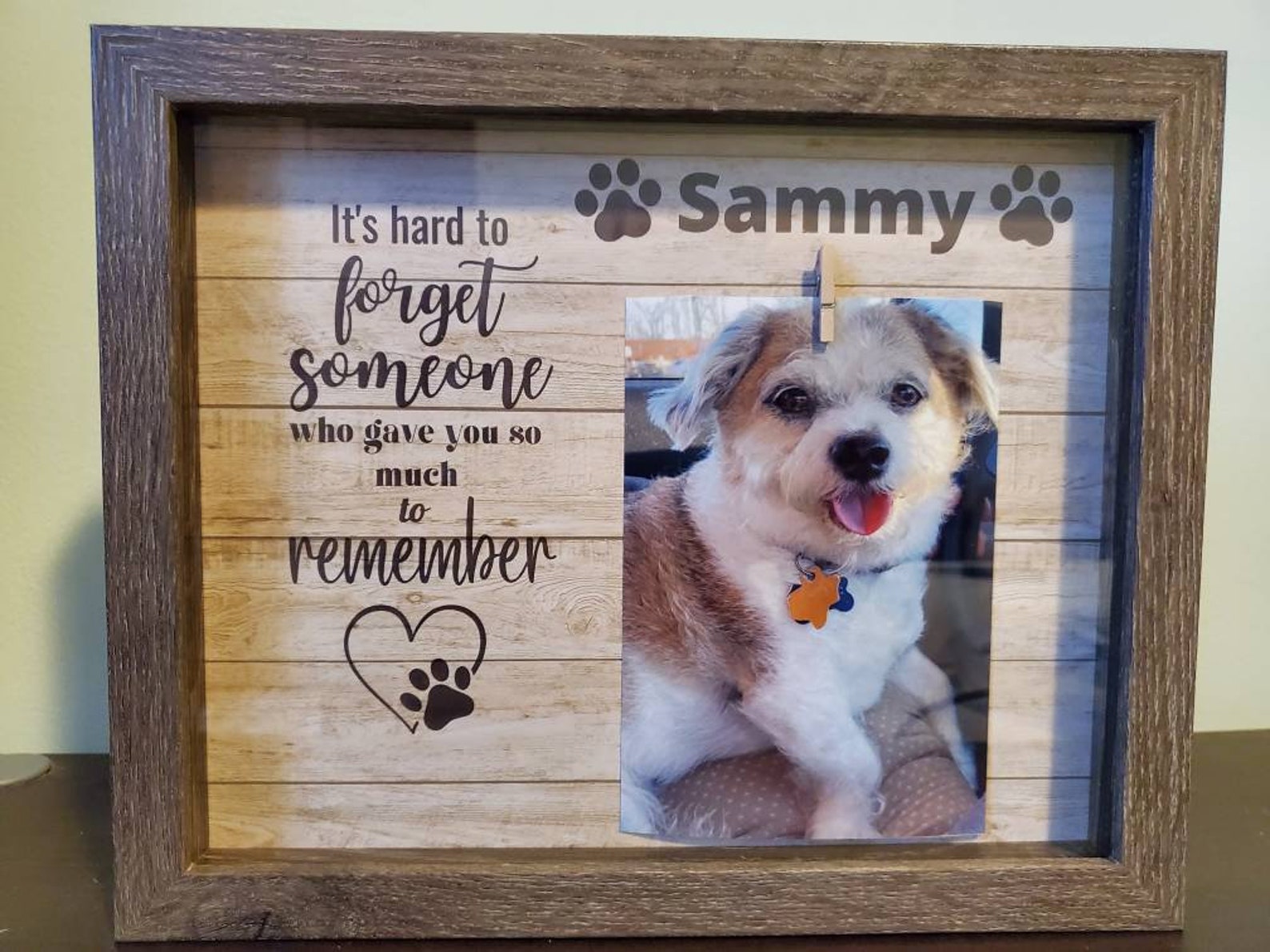 Pet Memorial, Pet Loss Gifts, Personalized Dog Loss Frame, Dog Loss ...