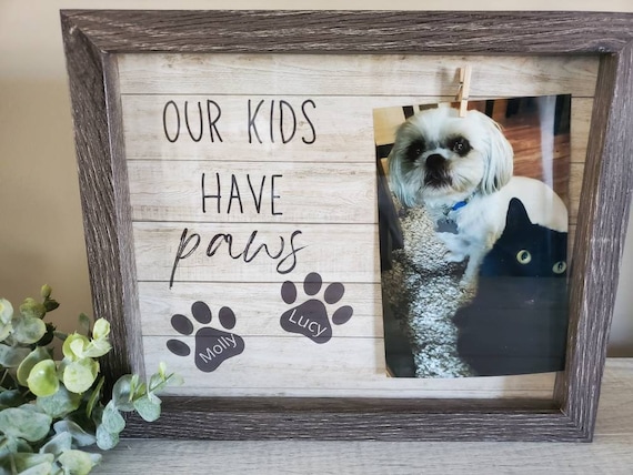 Gift for Pet Lovers Custom Pet Photo Frame Pet Shadowbox - Etsy