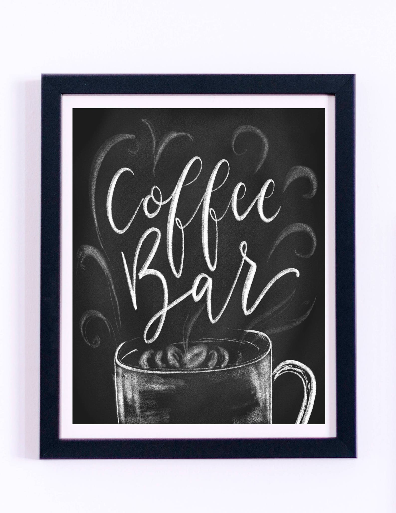 Coffee Bar Sign, Chalkboard Sign, Wedding Sign, Winter Wedding ...