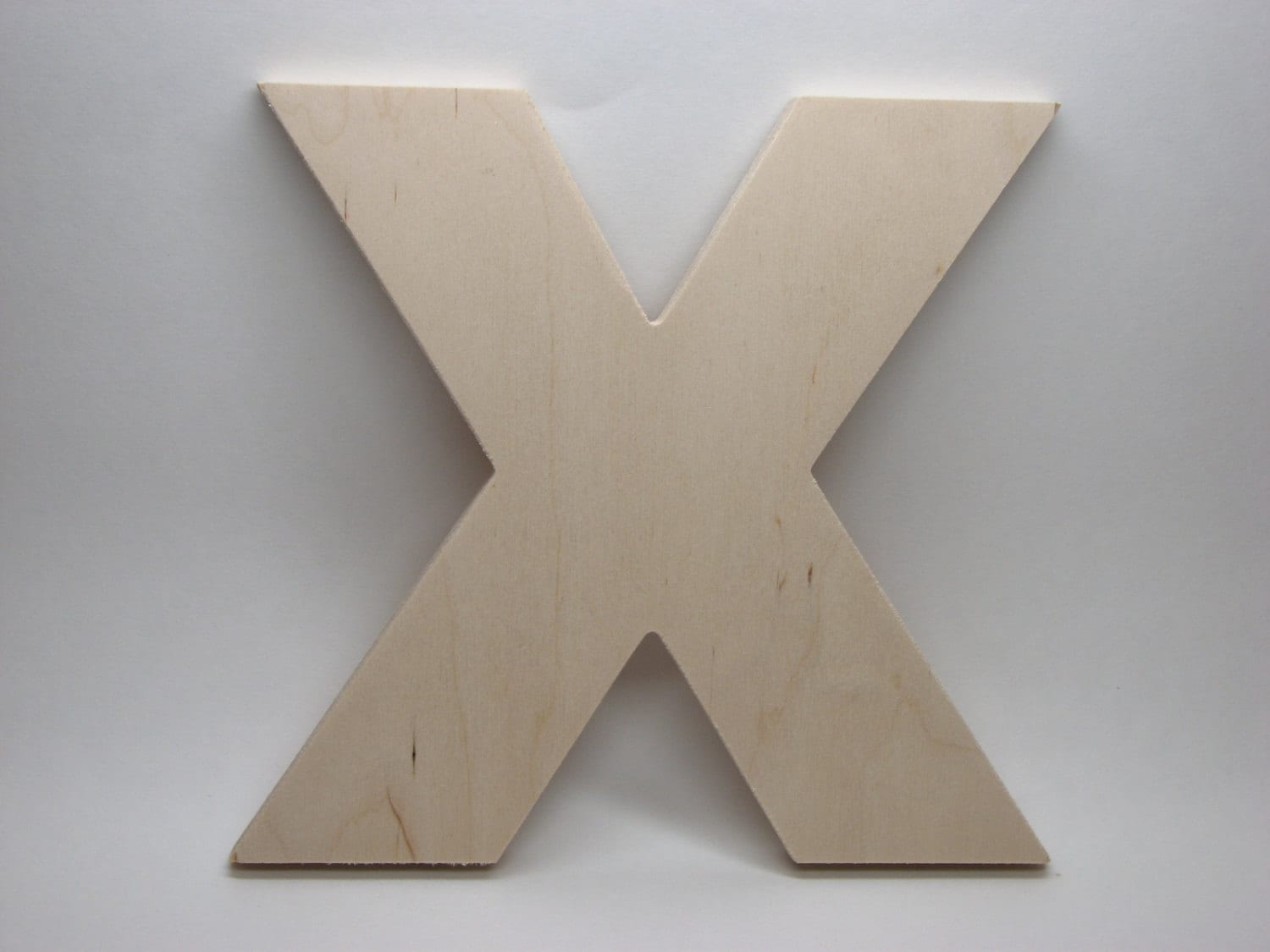 8 Wooden Letter X Arial Font Unfinished Baltic Birch Wood Craft 8 Inch ...
