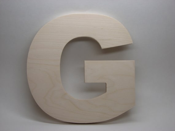 8 Wooden Letter G Arial Font Unfinished Baltic Birch | Etsy