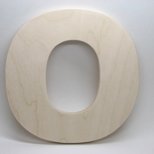 Wooden Letter O - Etsy