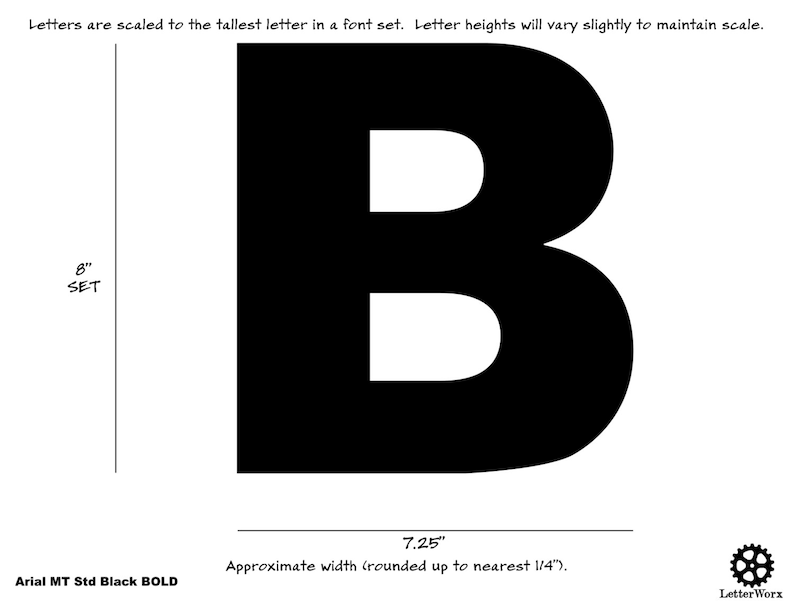 8" Wooden Letter B - Arial Font | Unfinished Baltic Birch Wood Craft ...