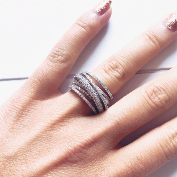 Shiny Silver Ring - Etsy