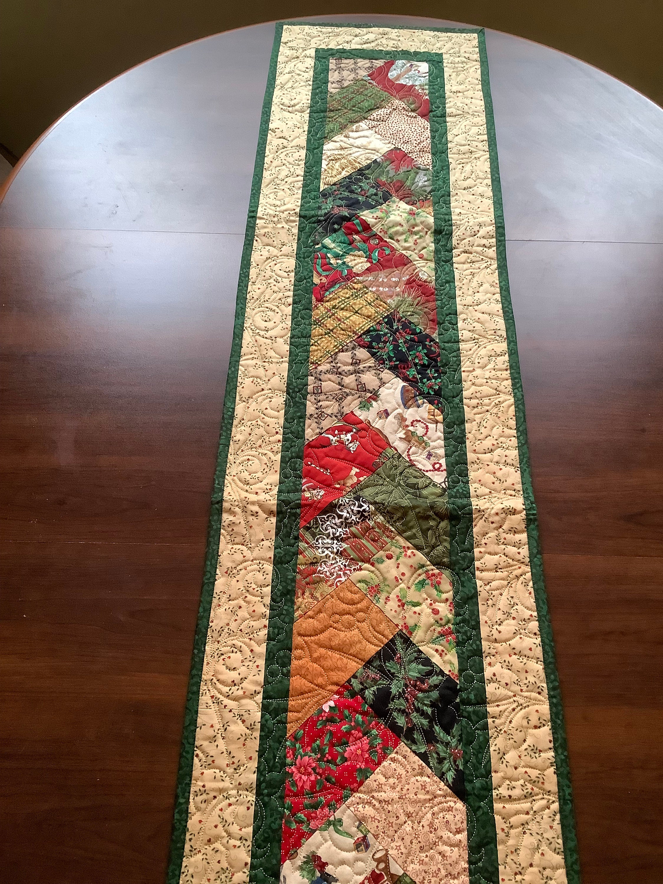 Extra Long Fall Christmas Quilted Table Runner Six Foot Table - Etsy Canada
